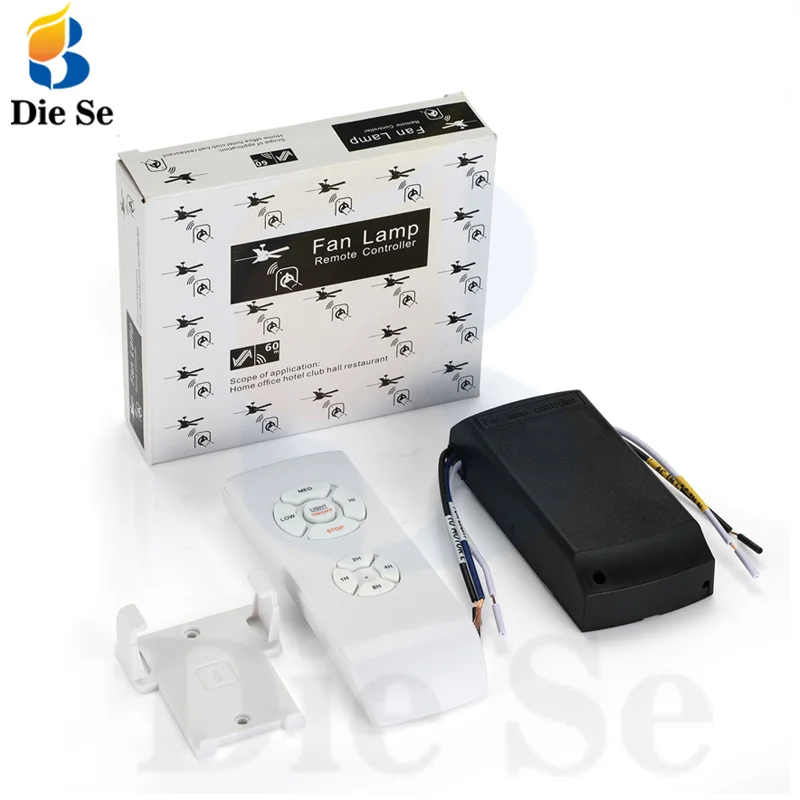 Universal Ceiling Fan Lamp Remote Control Kit - AC 110V, 220V