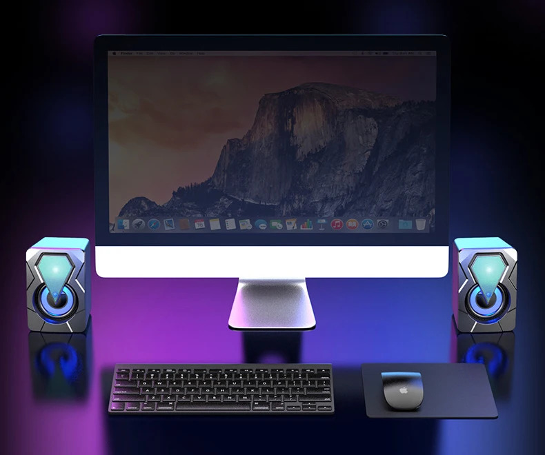 RGB LED Gaming Speakers - Enhance Your Audio Experience