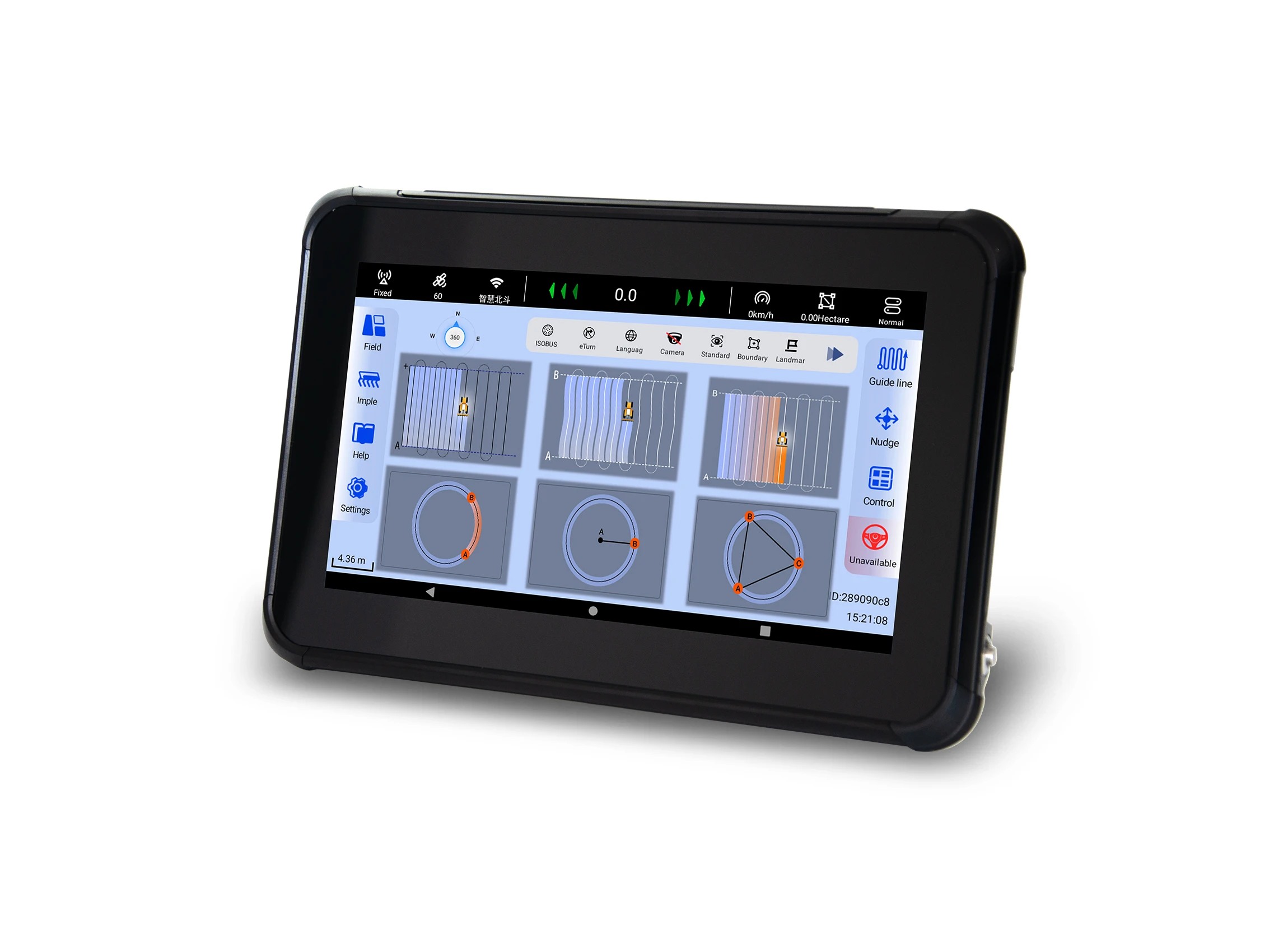 Agriculture Tractor GPS RTK Steering System High Precision GPS Farm ...