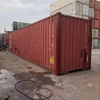 40' Flat Rack Shipping Container Collapsible Ends 20 Flat Rack ...