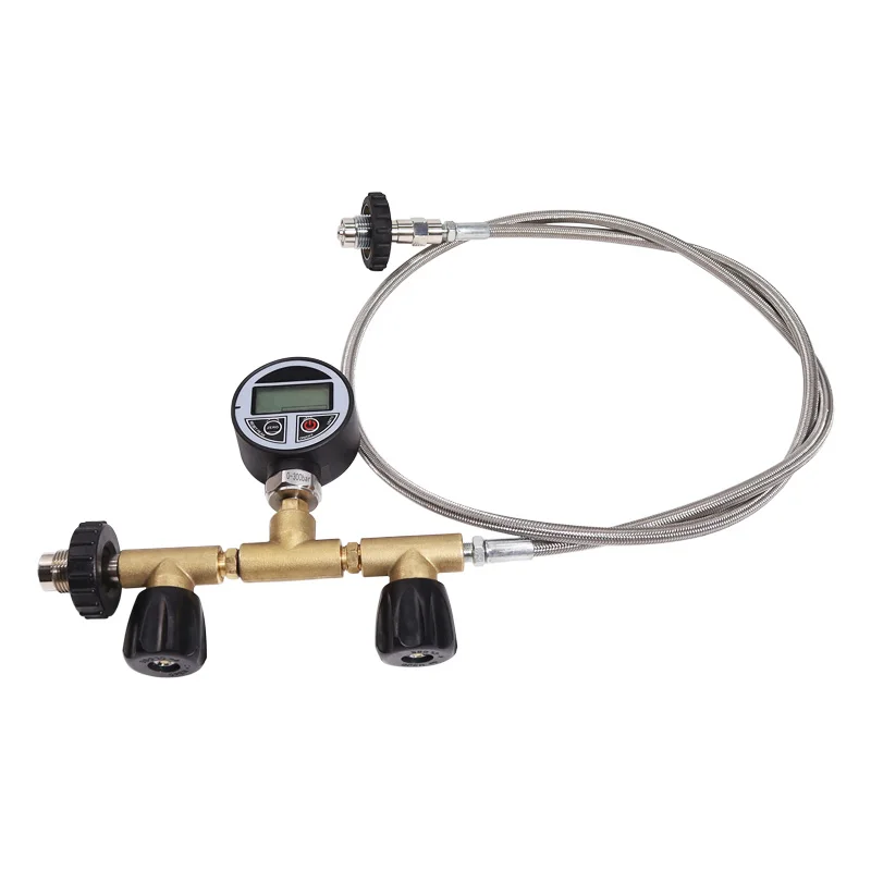 Din 200bar 300bar Flow Control Digital PG Metalsub Oxygen Equalizer by HPAT