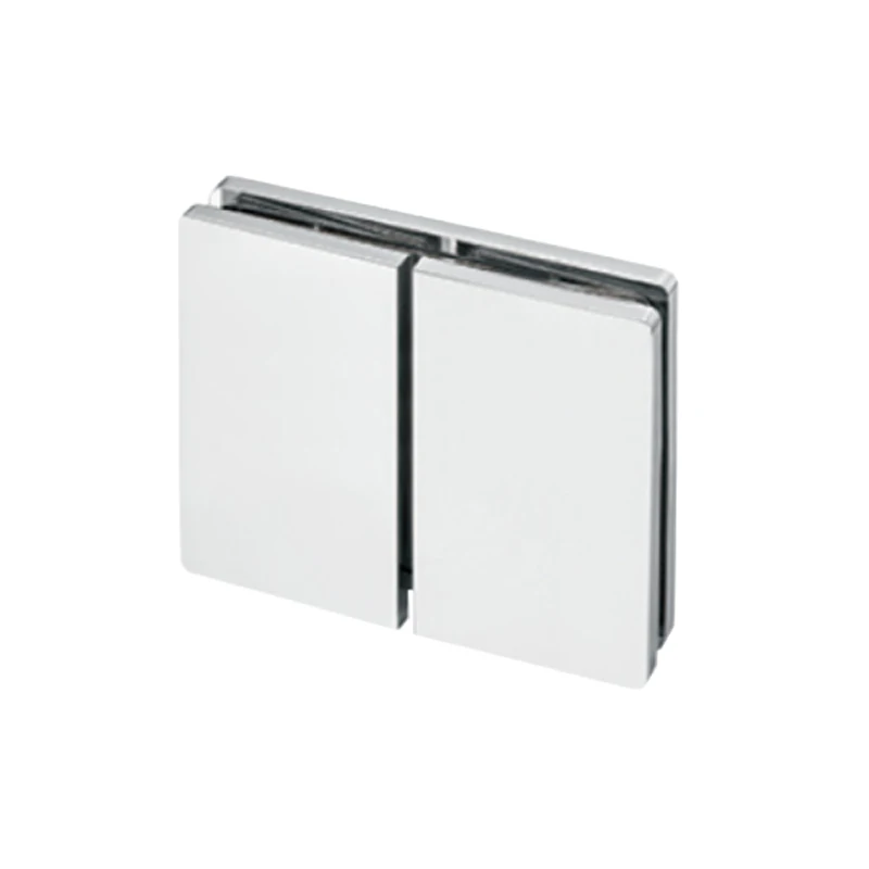 180 Degree Chrome Glass Bracket Shower Clip Clamp Glass To Glass Shower ...