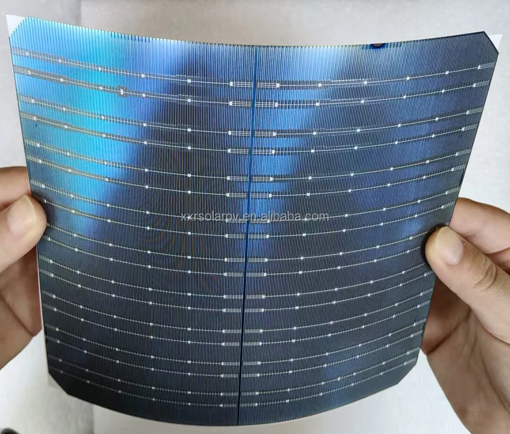 TBC M6 Flexible Monocrystalline Solar Cell 166*166mm, 6.72W, 24.6% ...