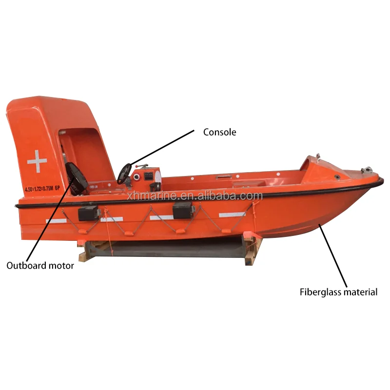 6 Persons Marine Emergency Boat FRC Search and Rescue Boats for Sale