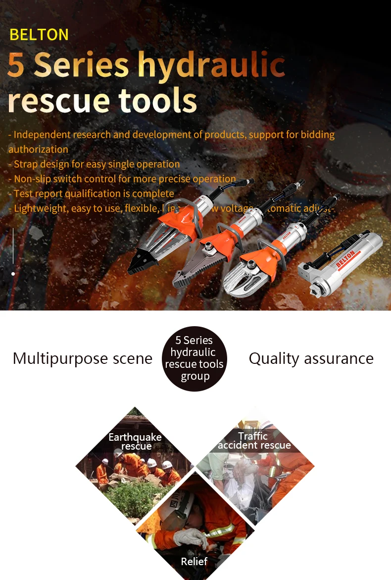 ODETOOLS Complete Set - Emergency Hydraulic Rescue Equipment