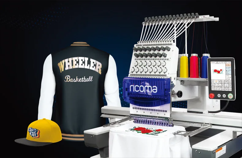 Ricoma 1head Embroidery Machine - Versatile & Efficient