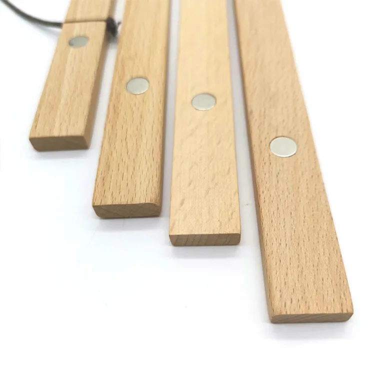 Customized Wood Magnet Photo Frame Magnetic Hanging Poster Hanger Frame ...