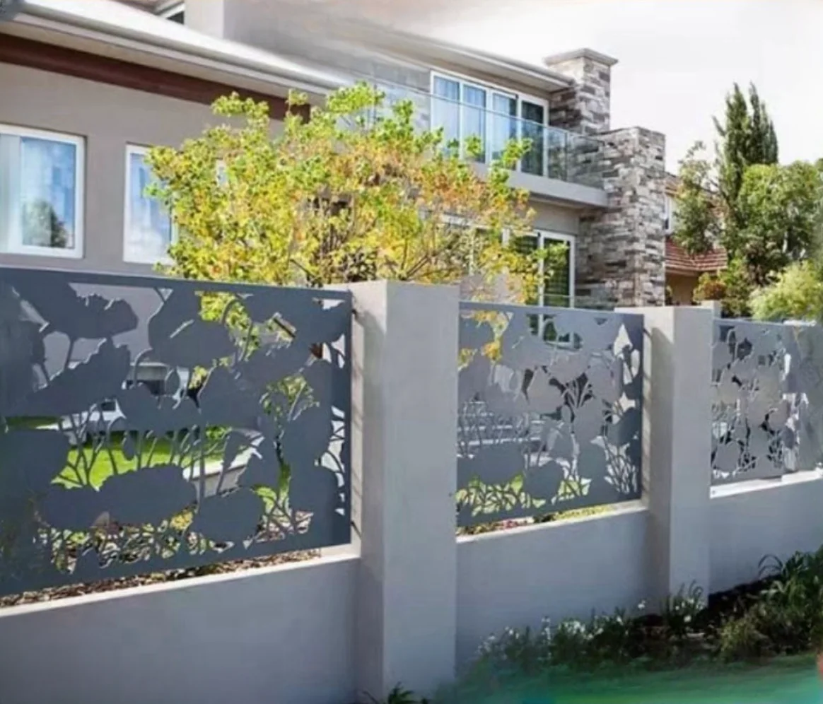 Newly Design Laser Cut Fence Panels - Aluminium Decorative
