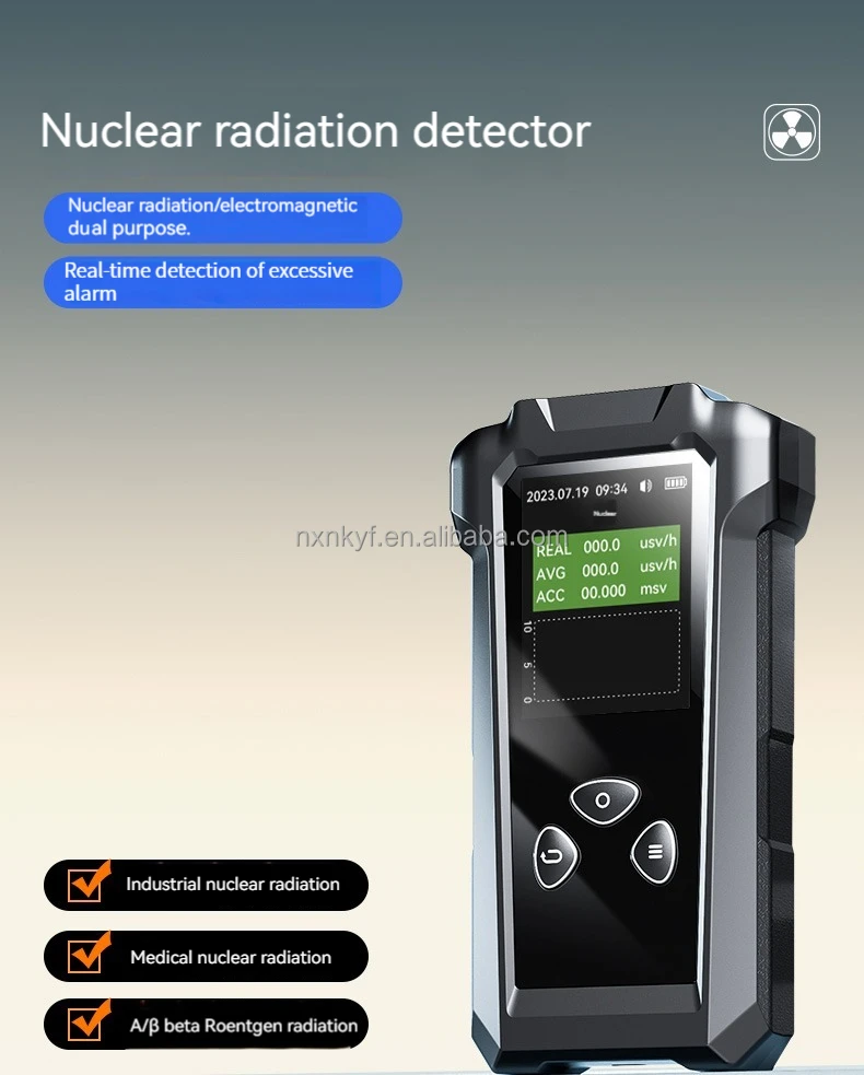 Personal Radiation Detector Geiger Counter Nuclear Radiation Detector ...