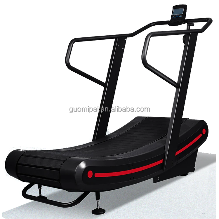 Factory Price Self-powered Mechanical Curved Treadmills Treadmill ...