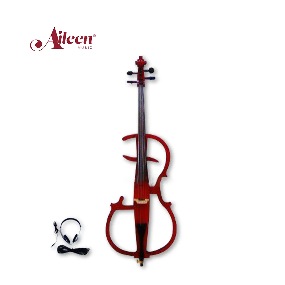 4/4 Hand Carved Solidwood Electric Cello (CE110B)