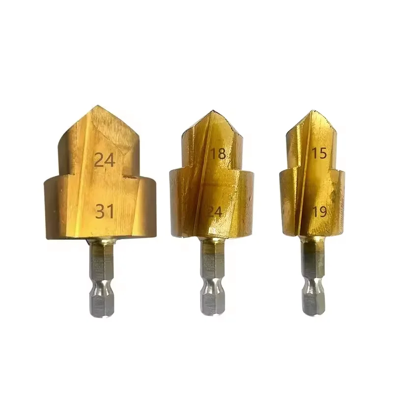 Water Pipe Expander Connection Tool Pipe Reamer Drill Bit Set PPR ...