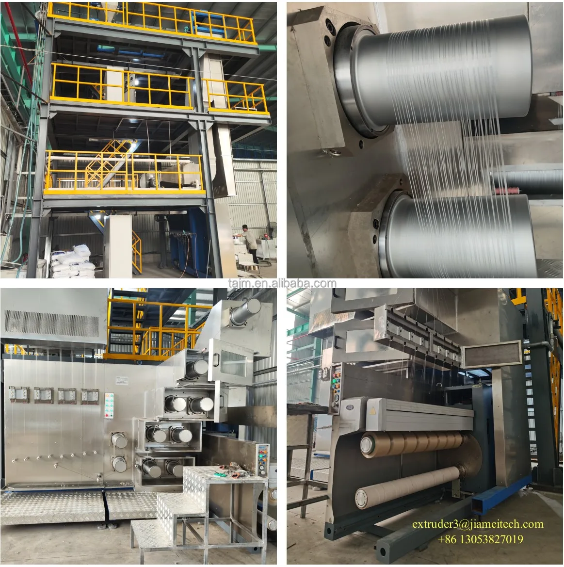 Fdy PP Multifilament Extruder Spinning Machine Sofa Textile Fabric Yarn ...