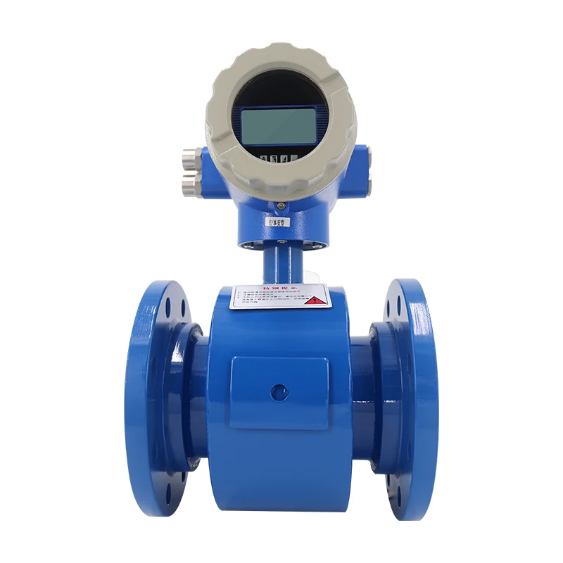 DN100 Wide Flow Range Compact Flange Connection Liquid Flow Meter ...
