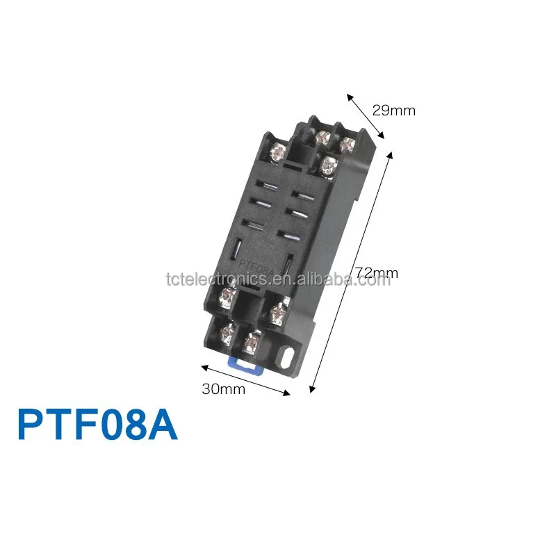 PYF14A/PYF08A/PTF08A Relay Base PYF08A PTF08A 8-hole Small Intermediate ...