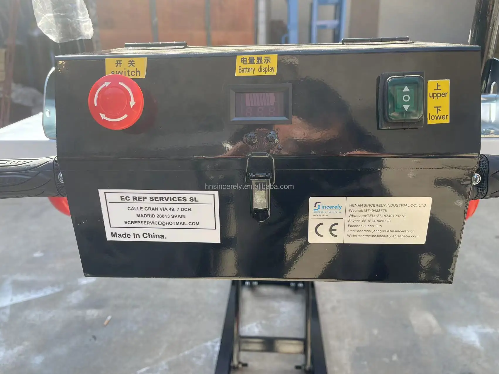 2025 Hydraulic Electric Hand Lift Table - Portable & Durable