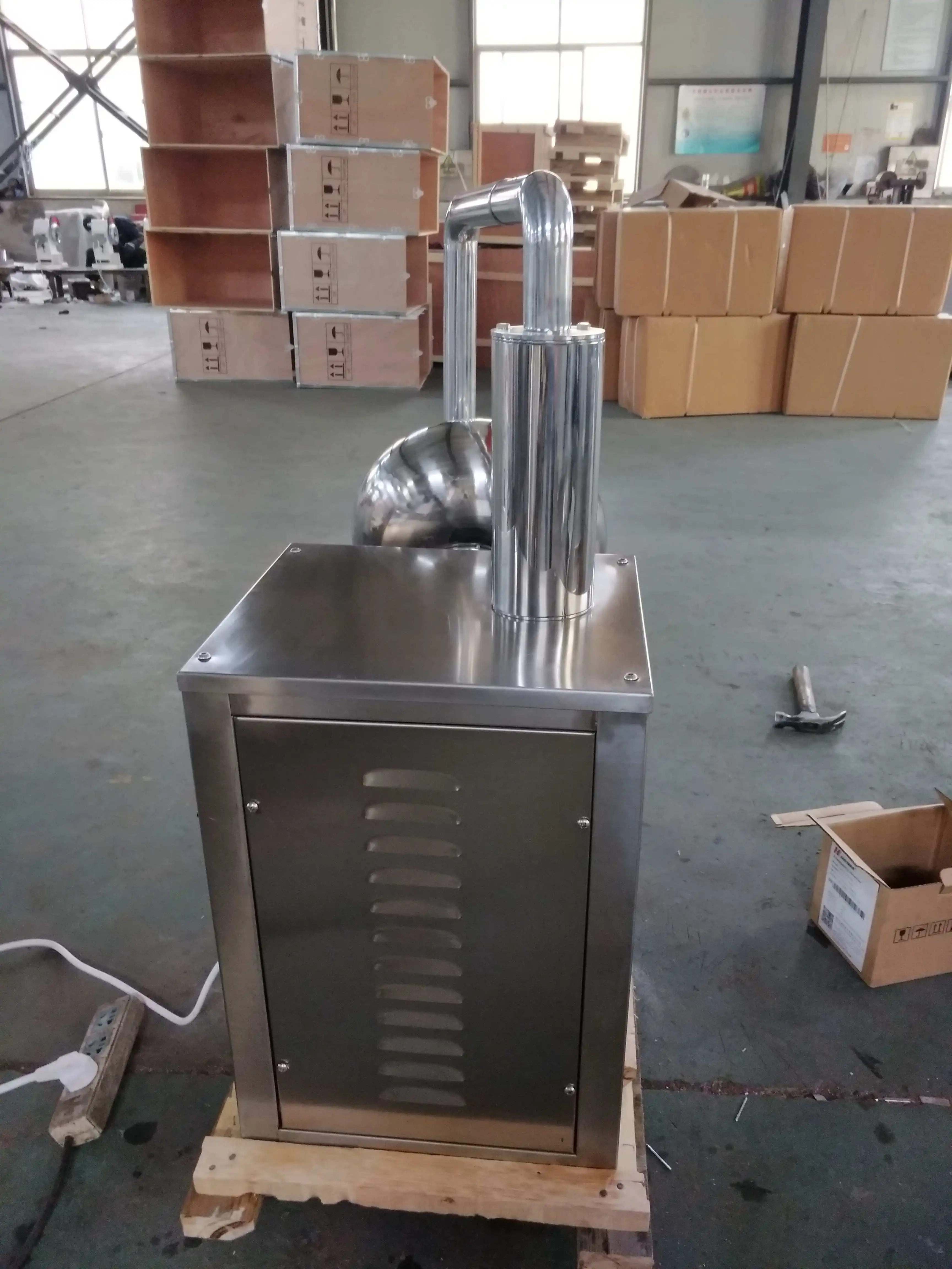 Finalwe Wholesale Rotary Drum Seed Coater Caramel Peanuts Coating ...