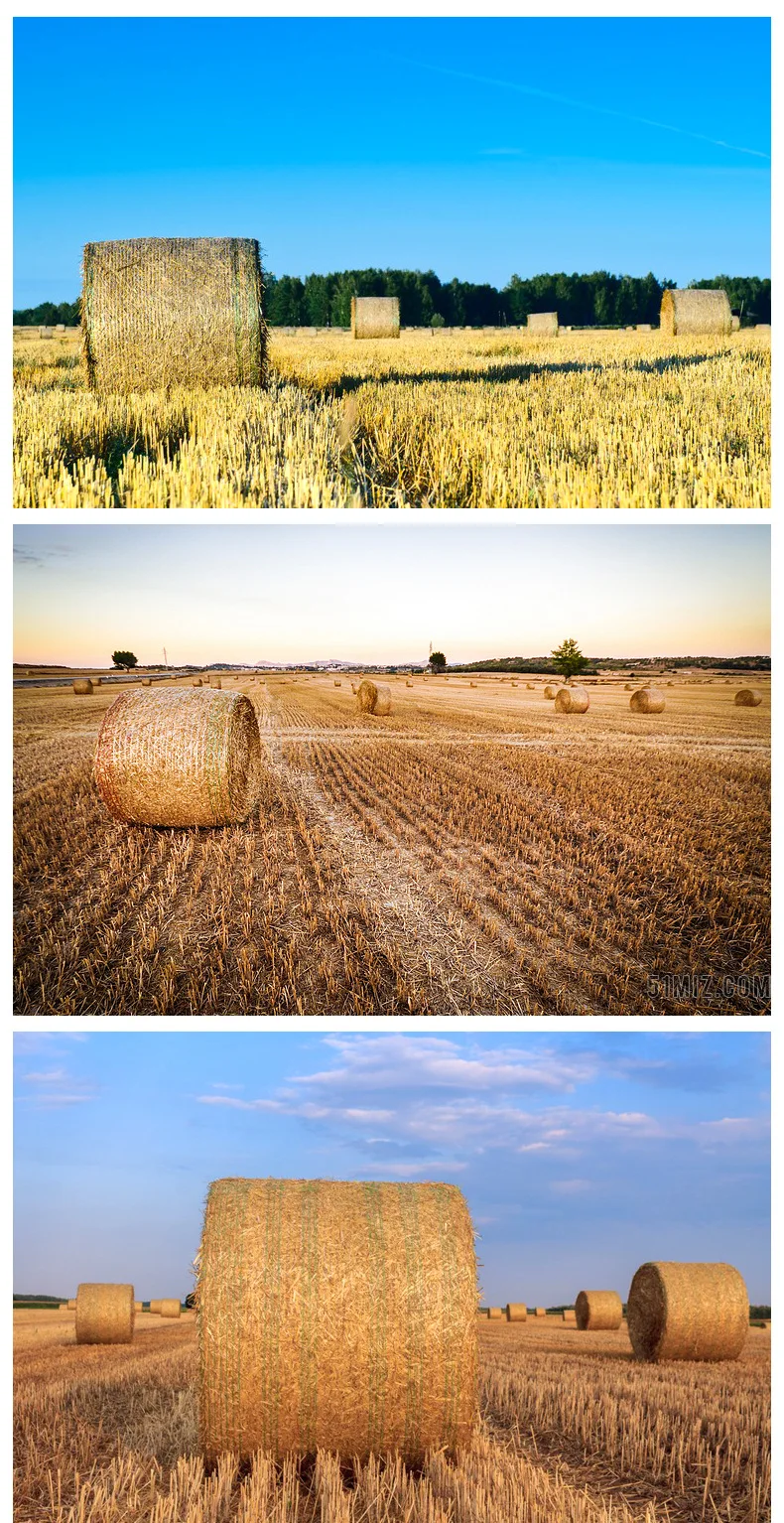 Round Hay Baler With Net Wrap Plastic Polyethylene Plastic Pallet ...