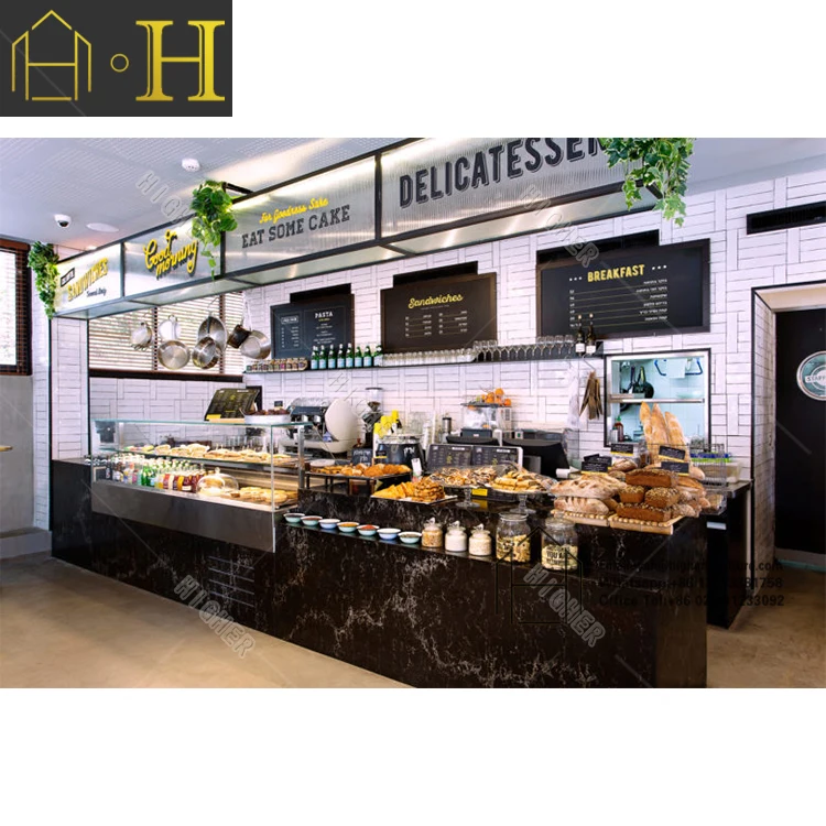 Modern Style Fast Food Store Counter Design / Fast Food Kiosk ...