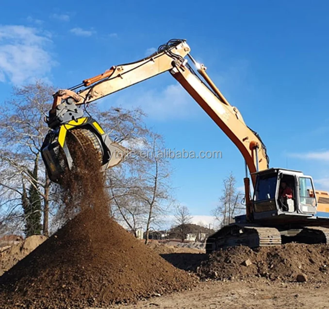Excavator Screen Sieve Bucket Mini Rotary Screening Bucket - Buy ...