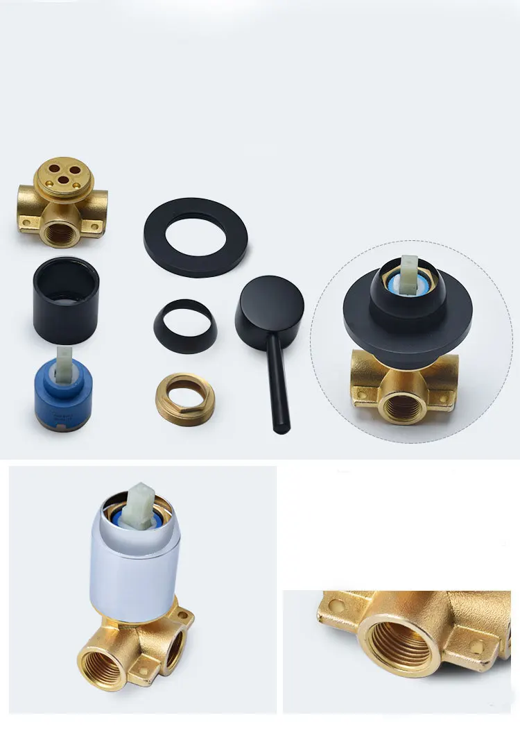 Hanging Ceiling Faucet Matte Black Solid Brass Wall Mounted Water Drop ...