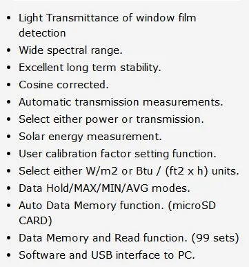 TES-132 Recording Solar Meter Solar Power Meter High Precision Digital ...