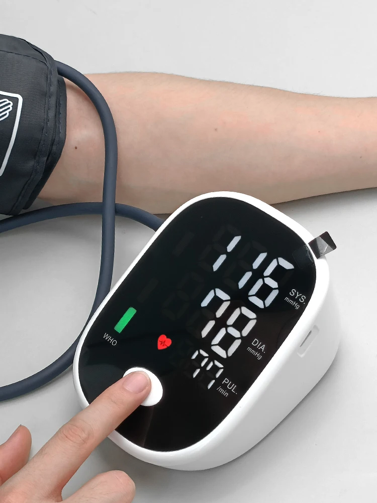 Rechargeable Automatic Bp Meter Upper Arm Bp Meter Digital Blood ...