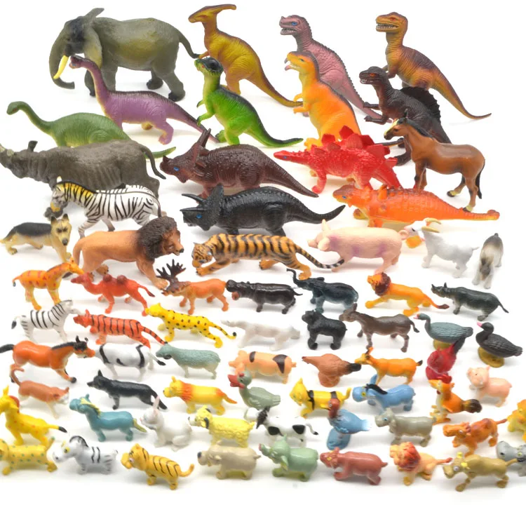 Kids Realistic Small Animal Figurines Pvc Manufacturer Toy Set Zoo ...