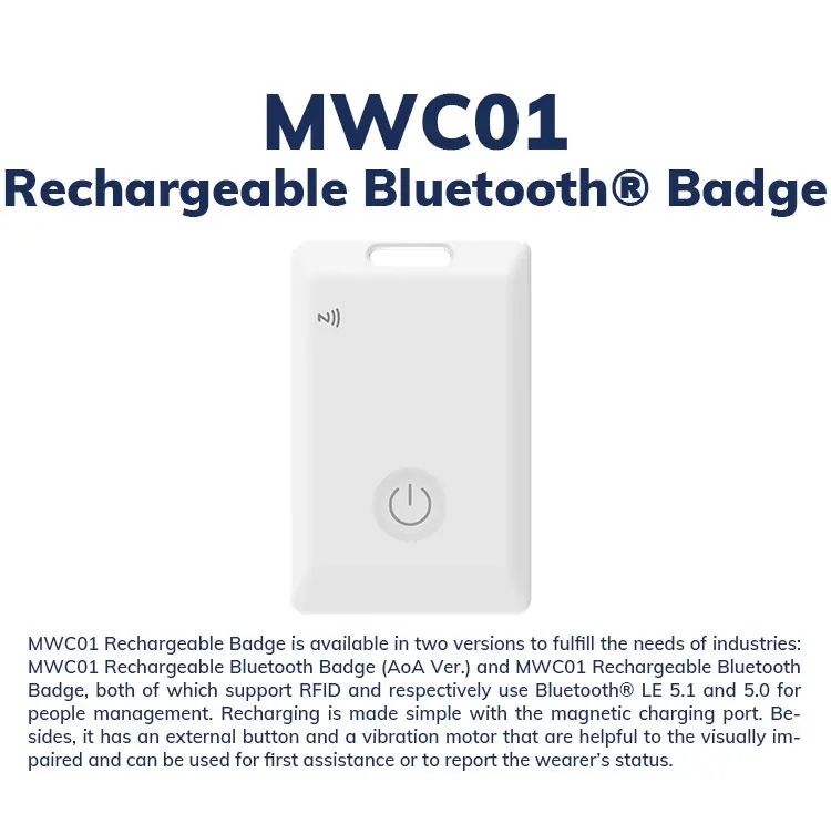 Minew MWC01 Wearable Ibeacon - Bluetooth Tracking Device