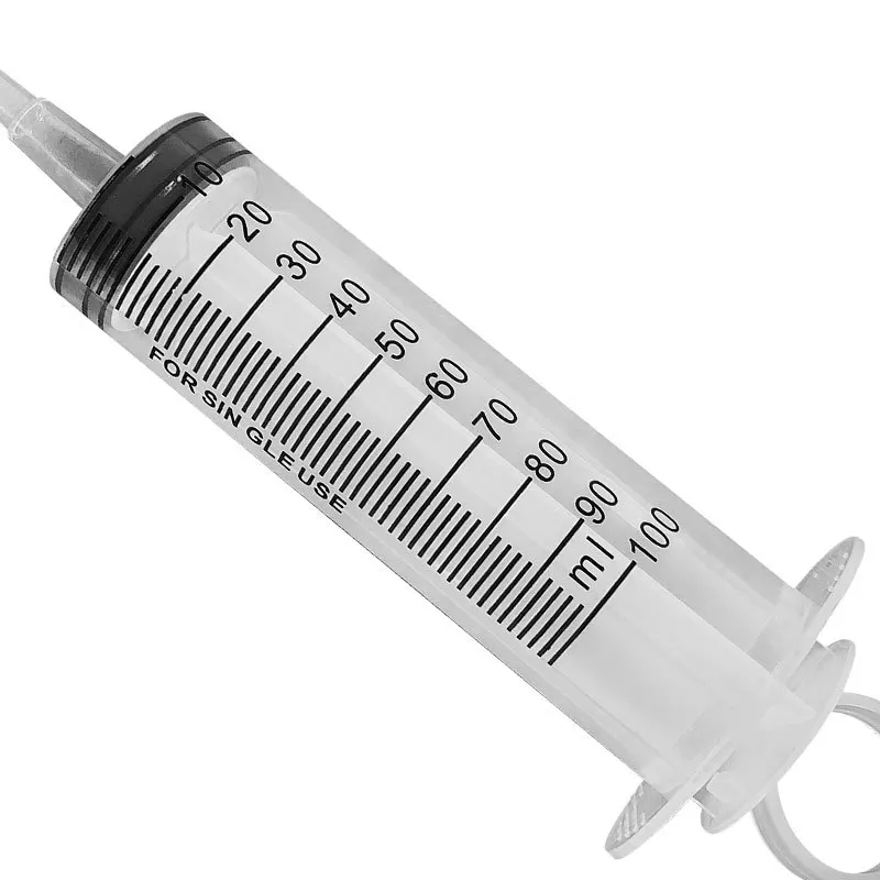 100ml Large Caliber Dispensing Syringe - Transparent PVC