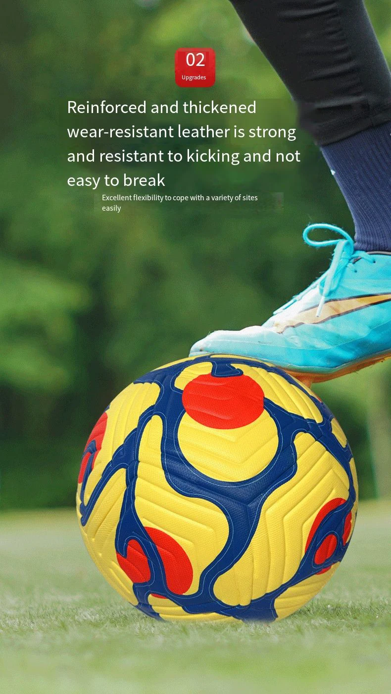 Custom PU Leather Soccer Ball - Size 5 Training Match