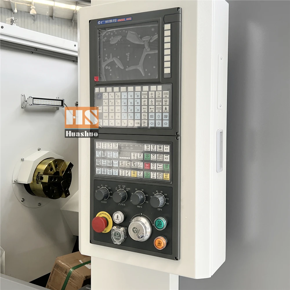 Tck560 Cnc Lathe Slant Bed Hydraulic Chuck Cnc Metal Turning Lathe ...