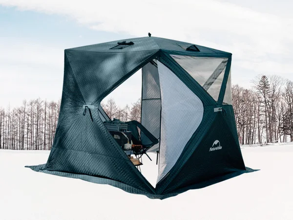 Naturehike Outdoor Sauna Hub Tent Insulated Ice Fishing Tent 4 Person ...