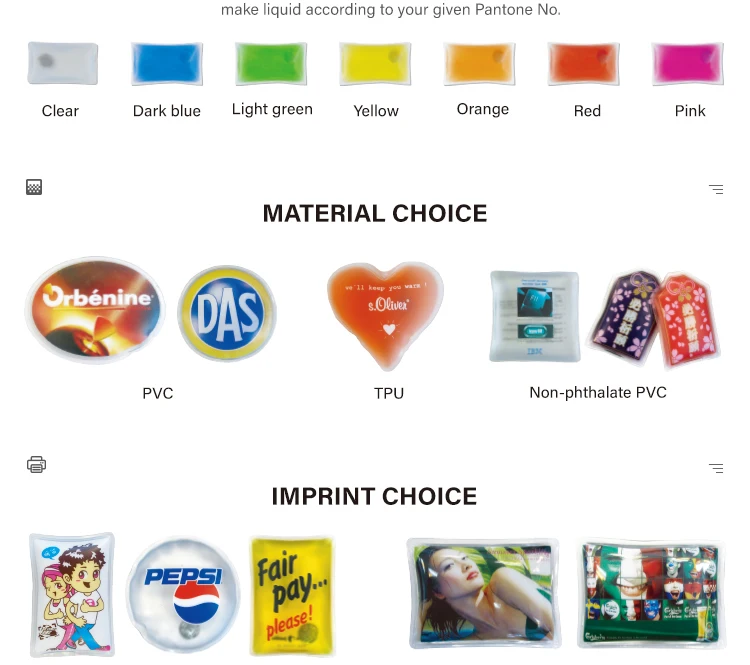 Wholesale Custom Shape Reusable Coin Activated Gel Instant Heat Pack ...