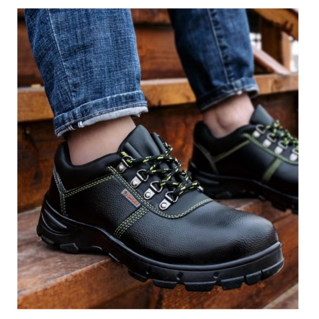 Fashion Design New Wearable Kevla* Midsole Leather Labor Shoes Safety ...