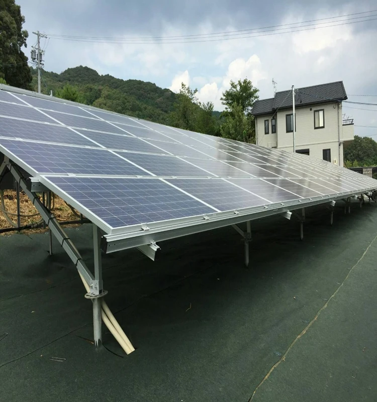 Ground Solar Brackets Photovoltaic Mounting Racks System For Solar ...