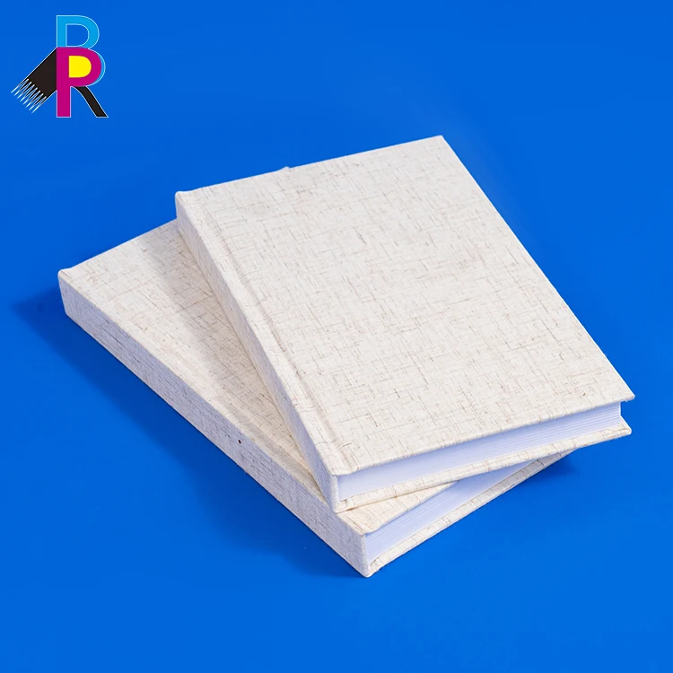Custom Hardcover Fabric Linen Cover Journal Printing