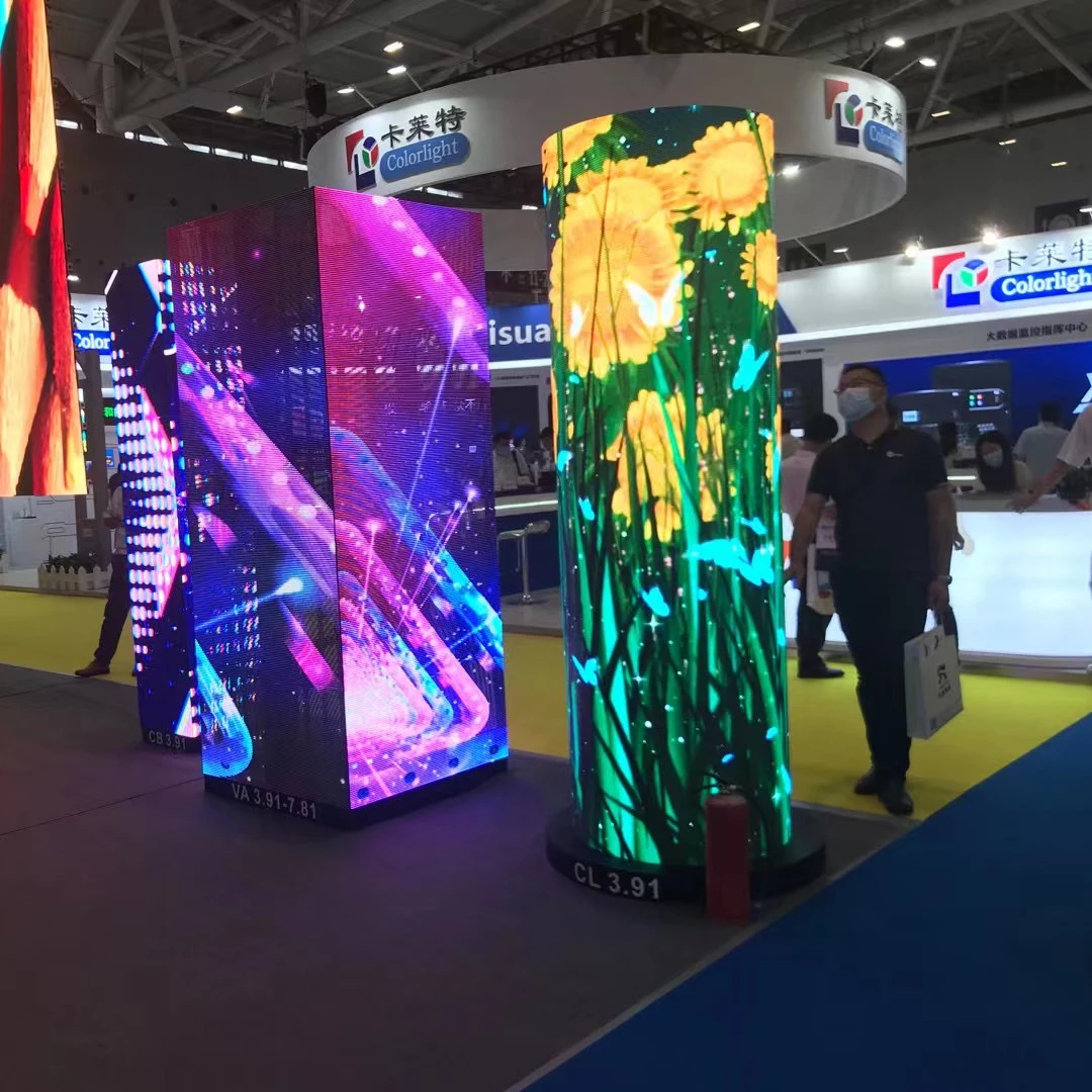 Conical Led Transparent Display,Triangular Pyramid Transparent Screen ...