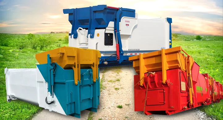 Garbage Compactor Trailer Rubbish Compactor Waste Management Sorting ...