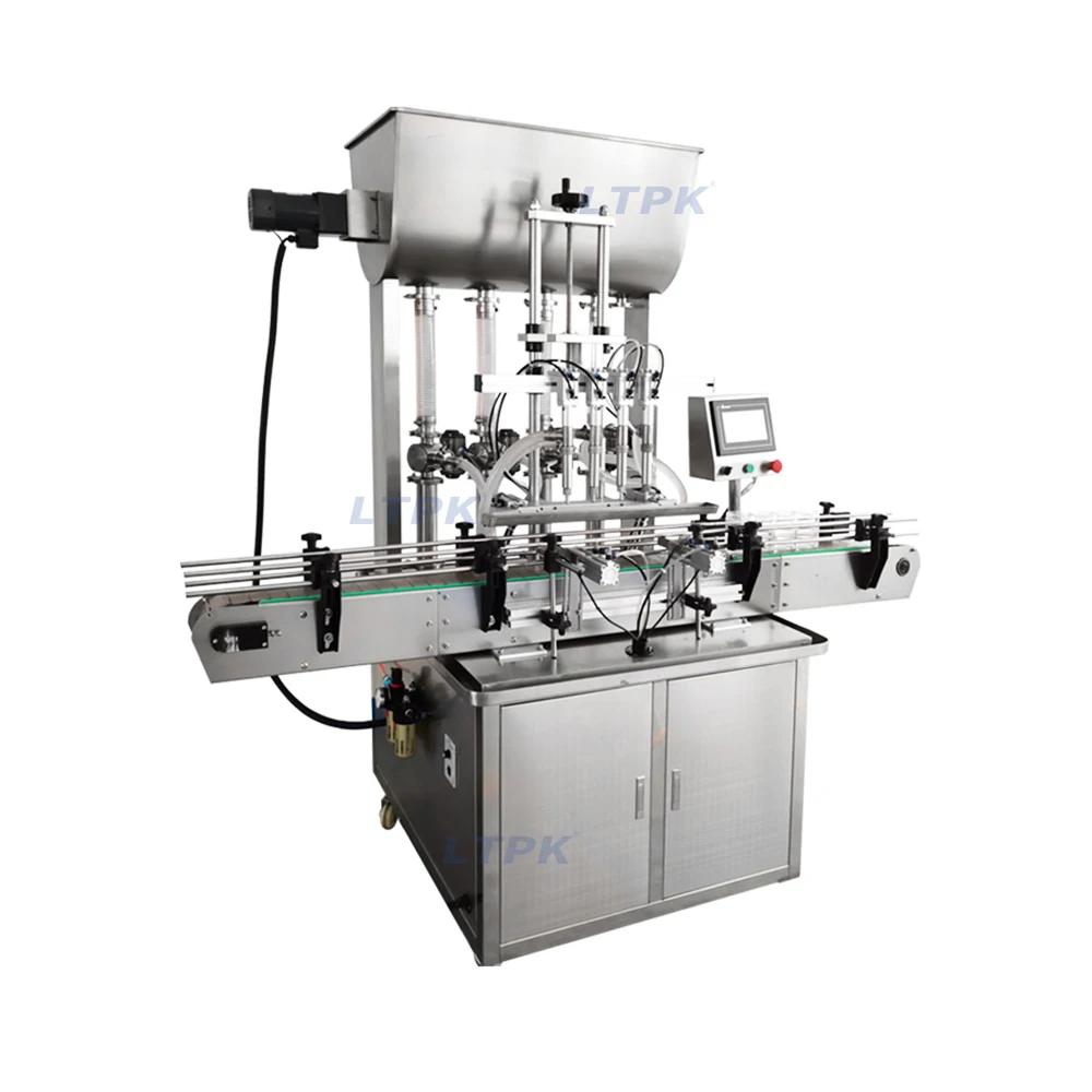 Automatic viscous liquid mixing filling machine for cosmetic cream gel lotion sauce paste ...