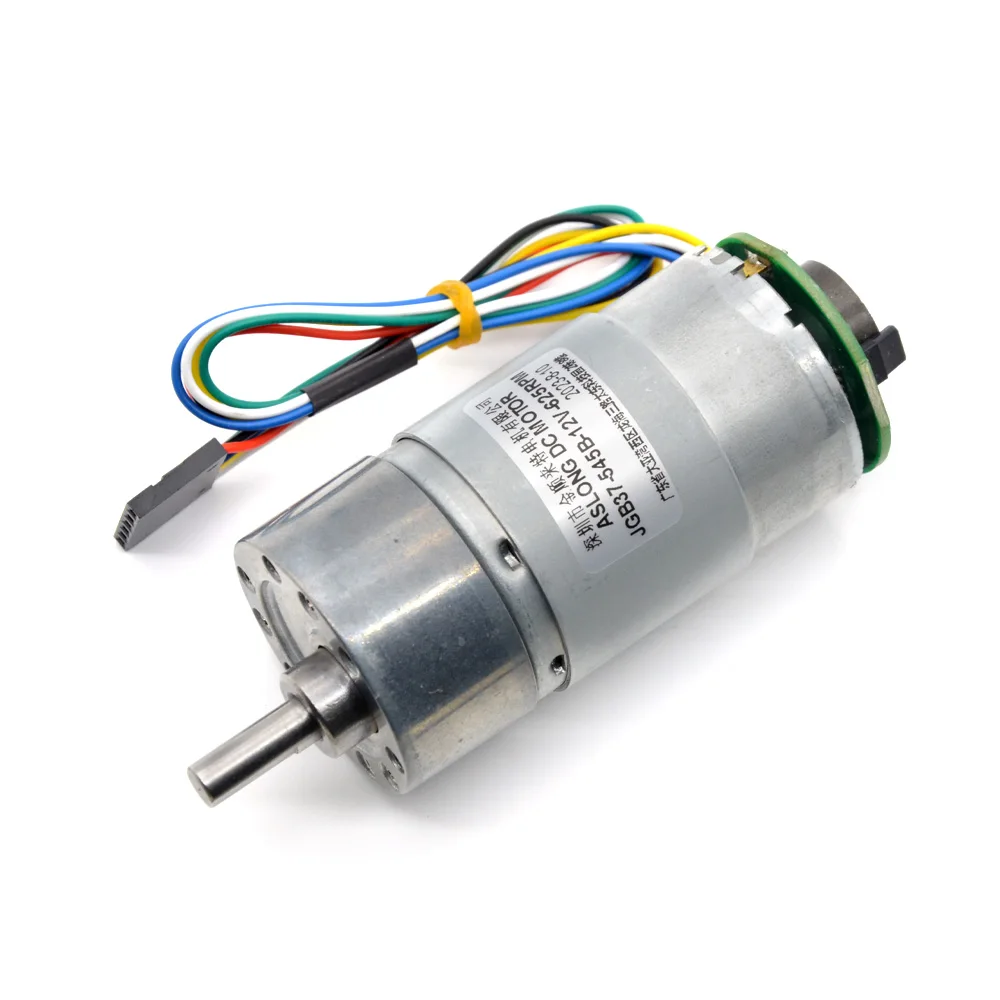 China 12v Dc Motor With Encoder JGB37-545B Dc Motors 12v With Encoder ...