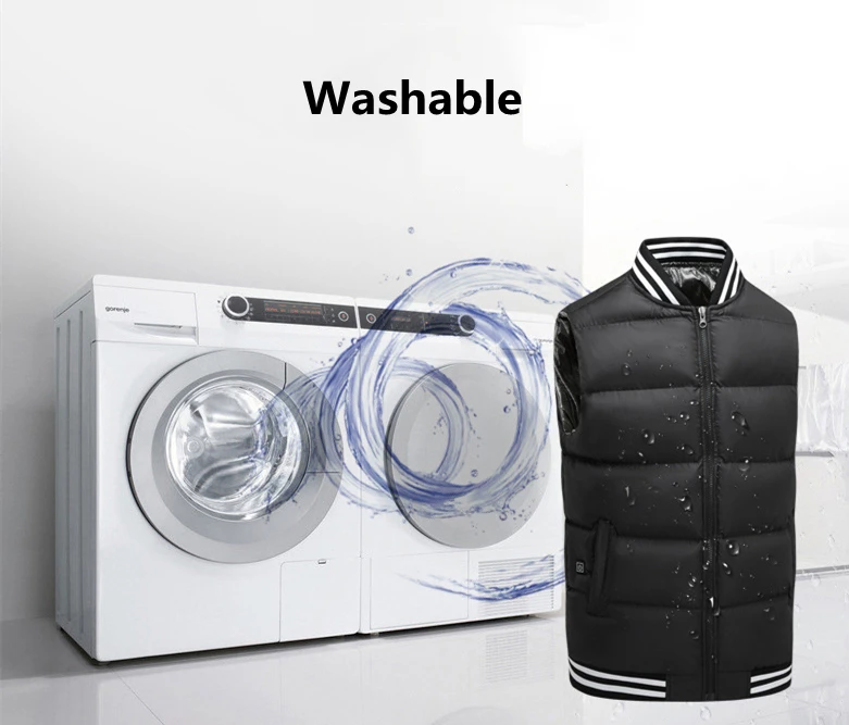 Customized 5 Heating Zones Heated Clothing Warm Calor Chaleco Gilets ...