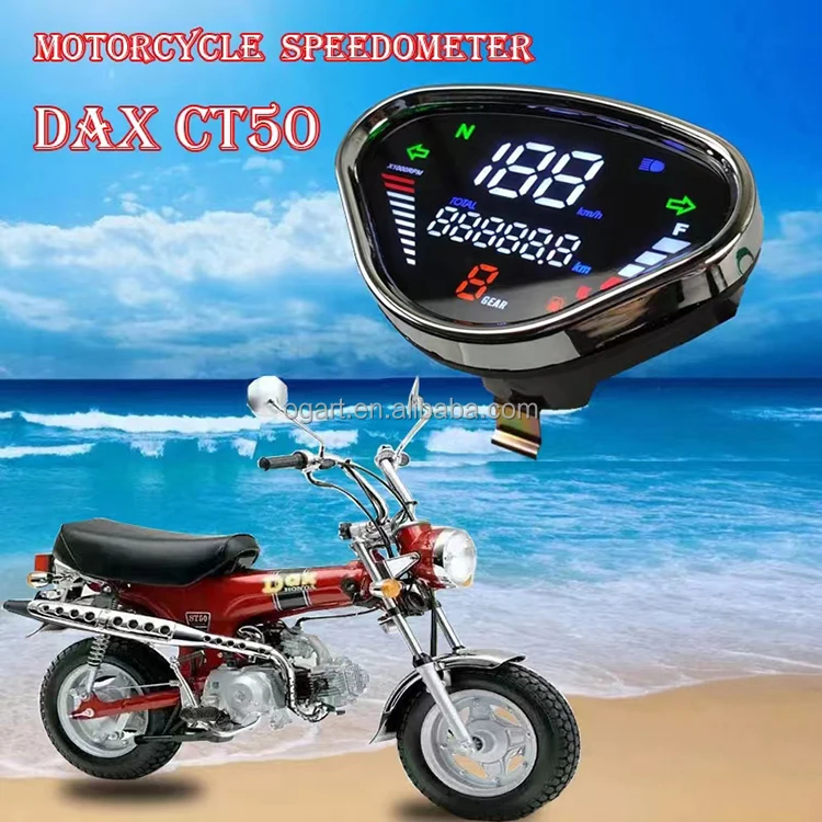 Modified VR Screen Digital Speedometer LCD Motorcycle for Honda DAX CT50