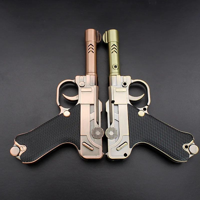 Aomail Gun Model Cigarette Metal Gun Lighter Lighter Gun Pistol With ...