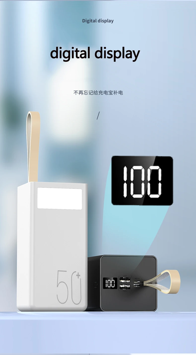 50000mah Power Bank - High Capacity Portable Charger