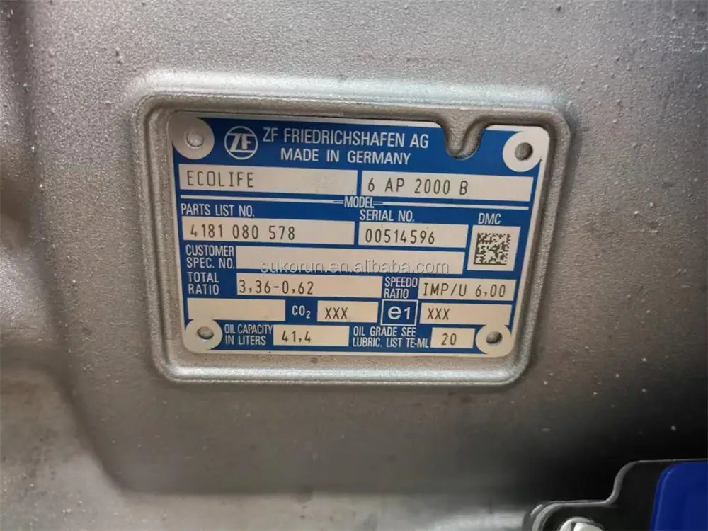 ZF Transmission ECU 6070003010 - Control & Monitor Vehicle Functions