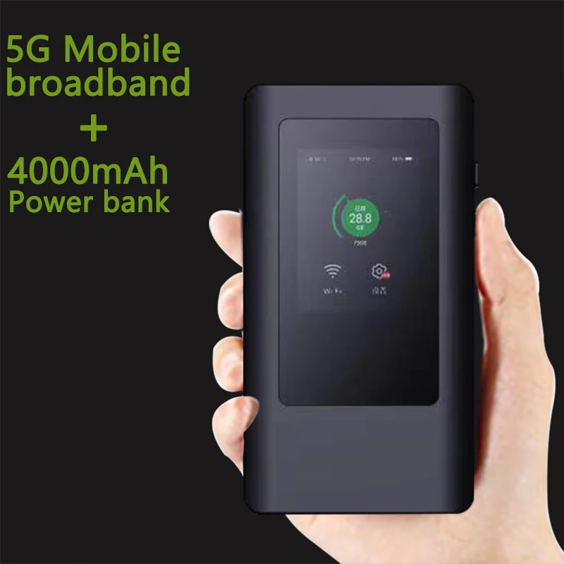 5G LTE WiFi Router Mifis Modem with Power Bank Portable 5G Hotspot ...