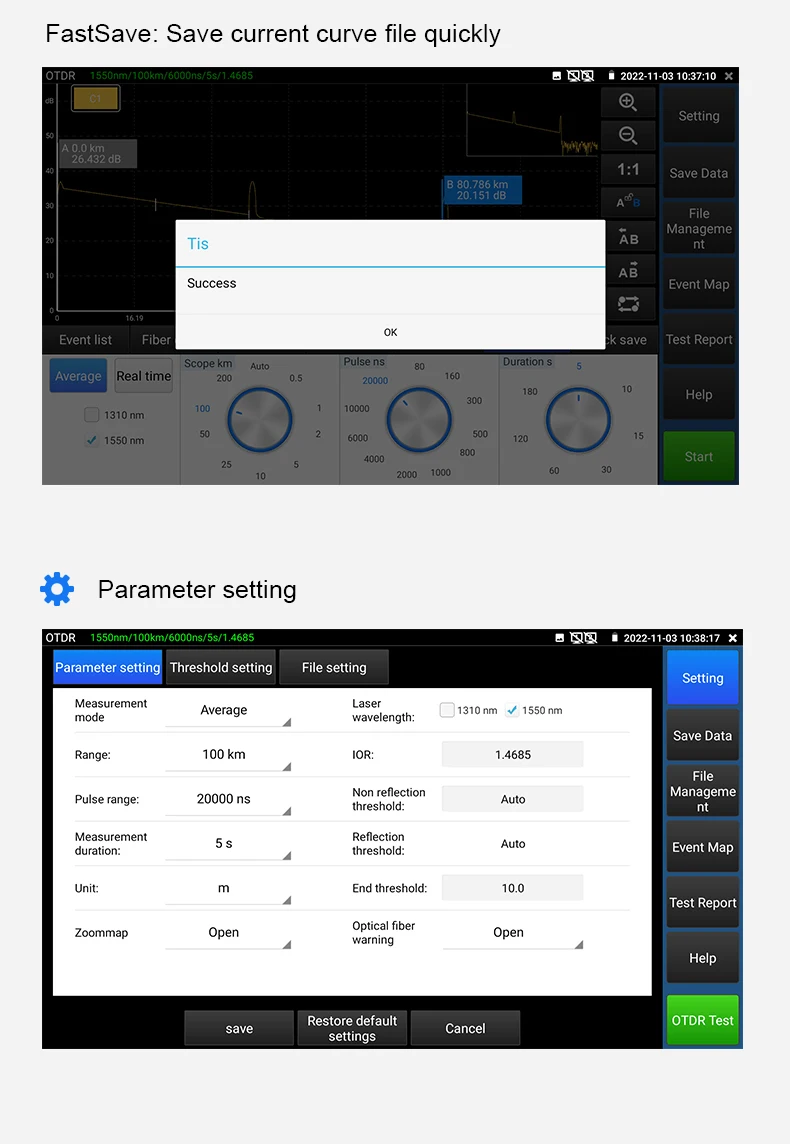 WANGLU NEW Mini OTDR with VLS/OPM/RJ45 Cable tester/CCTV camera Tester ...