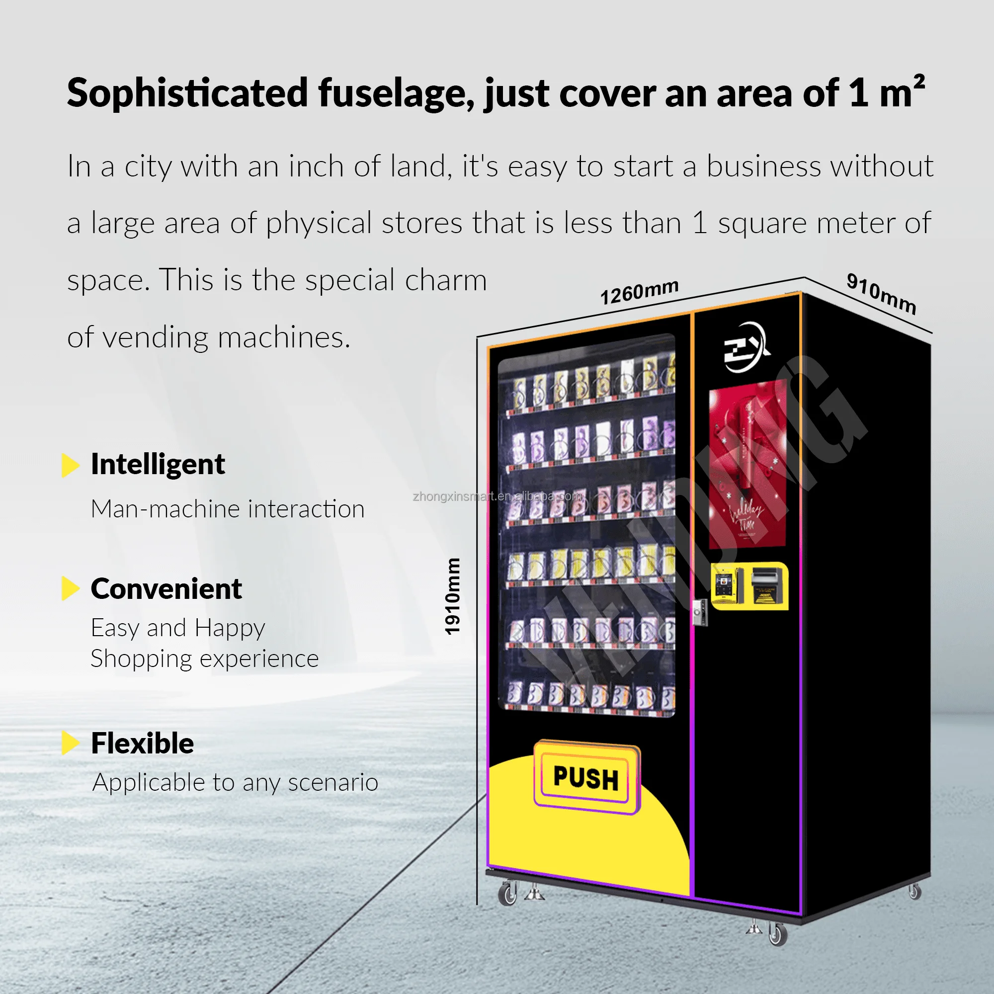 ZX Combo Soft Drink Vending Machine with Refrigeration