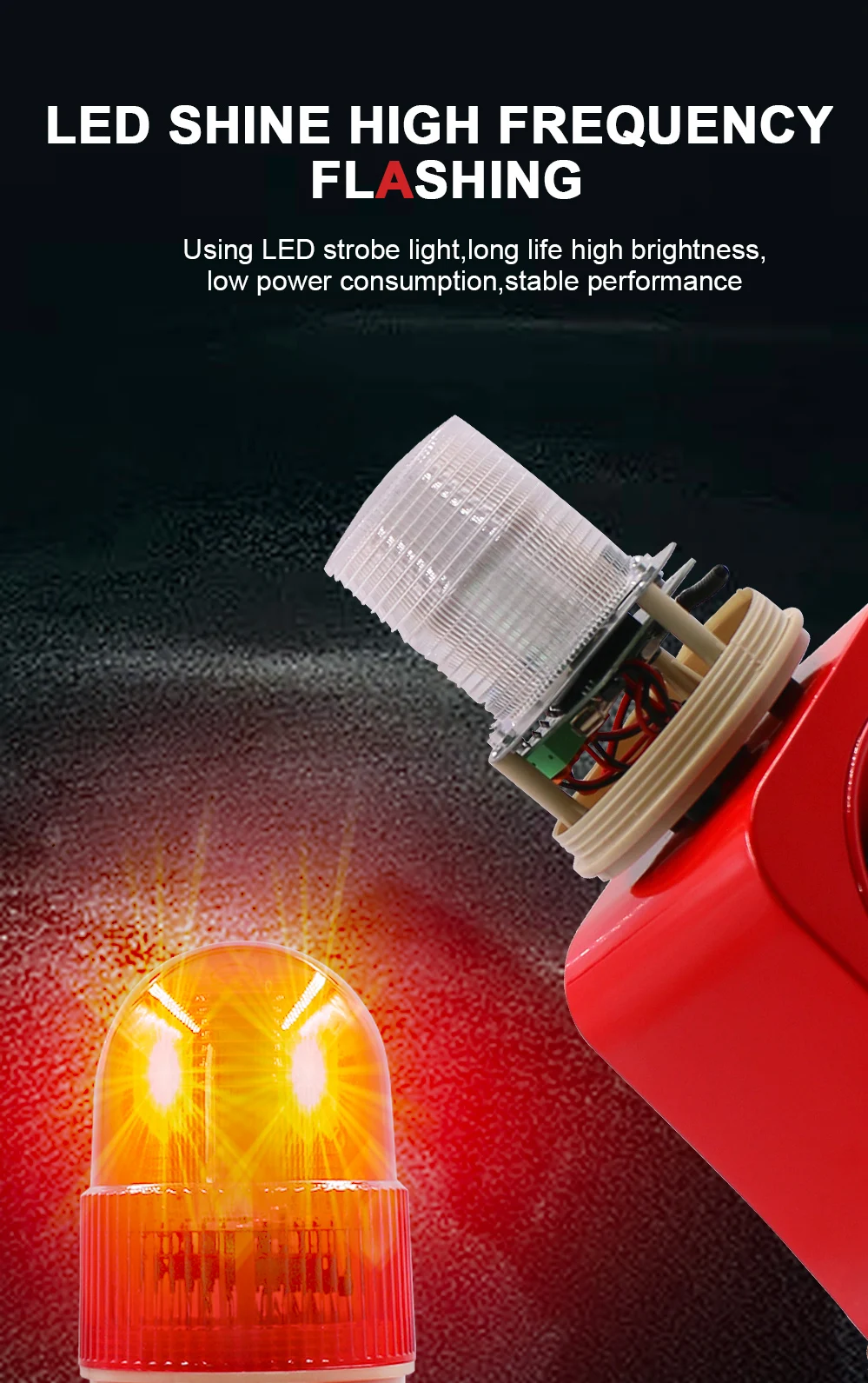 Horn and Beacon - Motion Activated Warning System